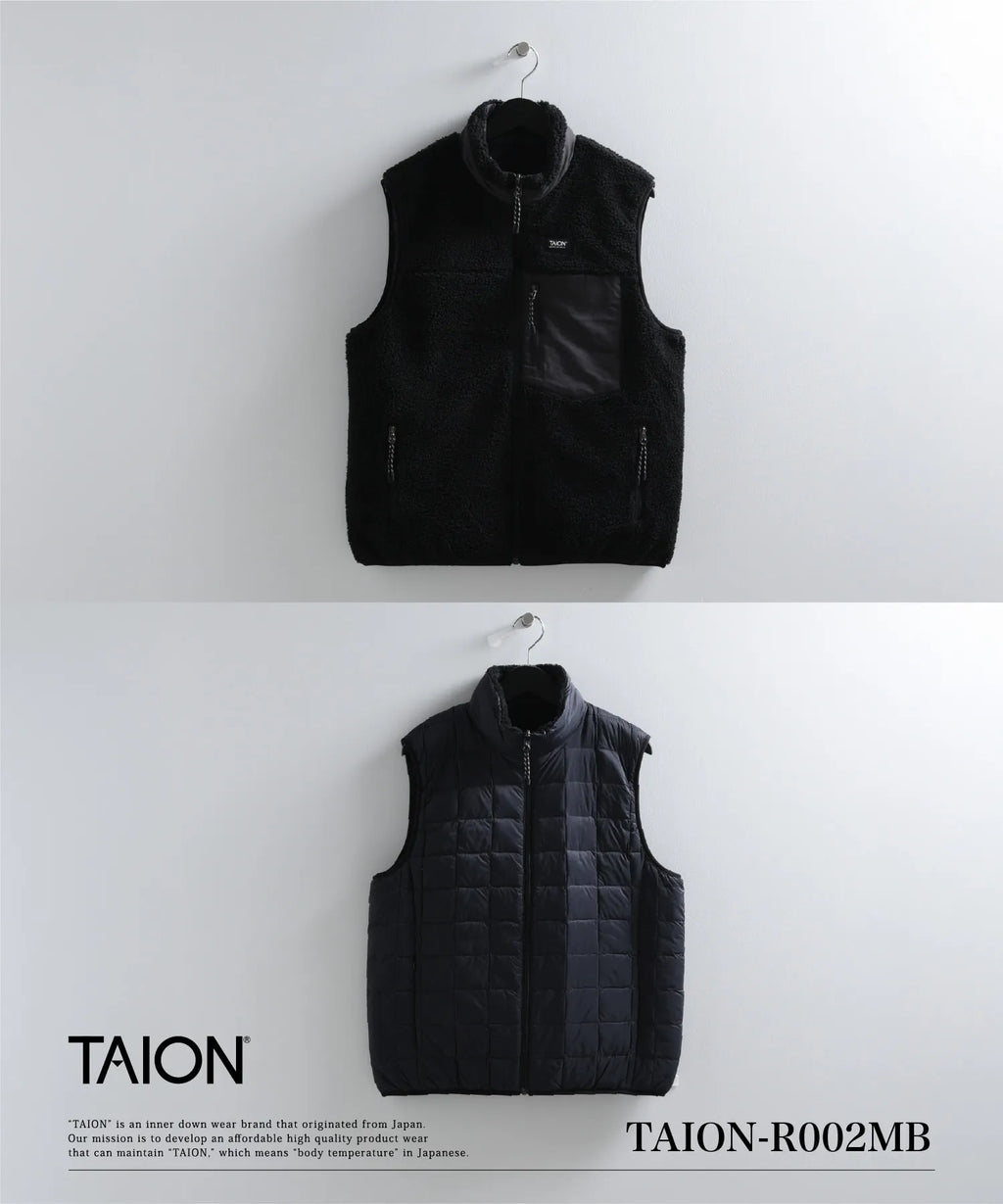 UNISEX DOWN×BOA REVERSIBLE DOWN VEST – TAION Europe
